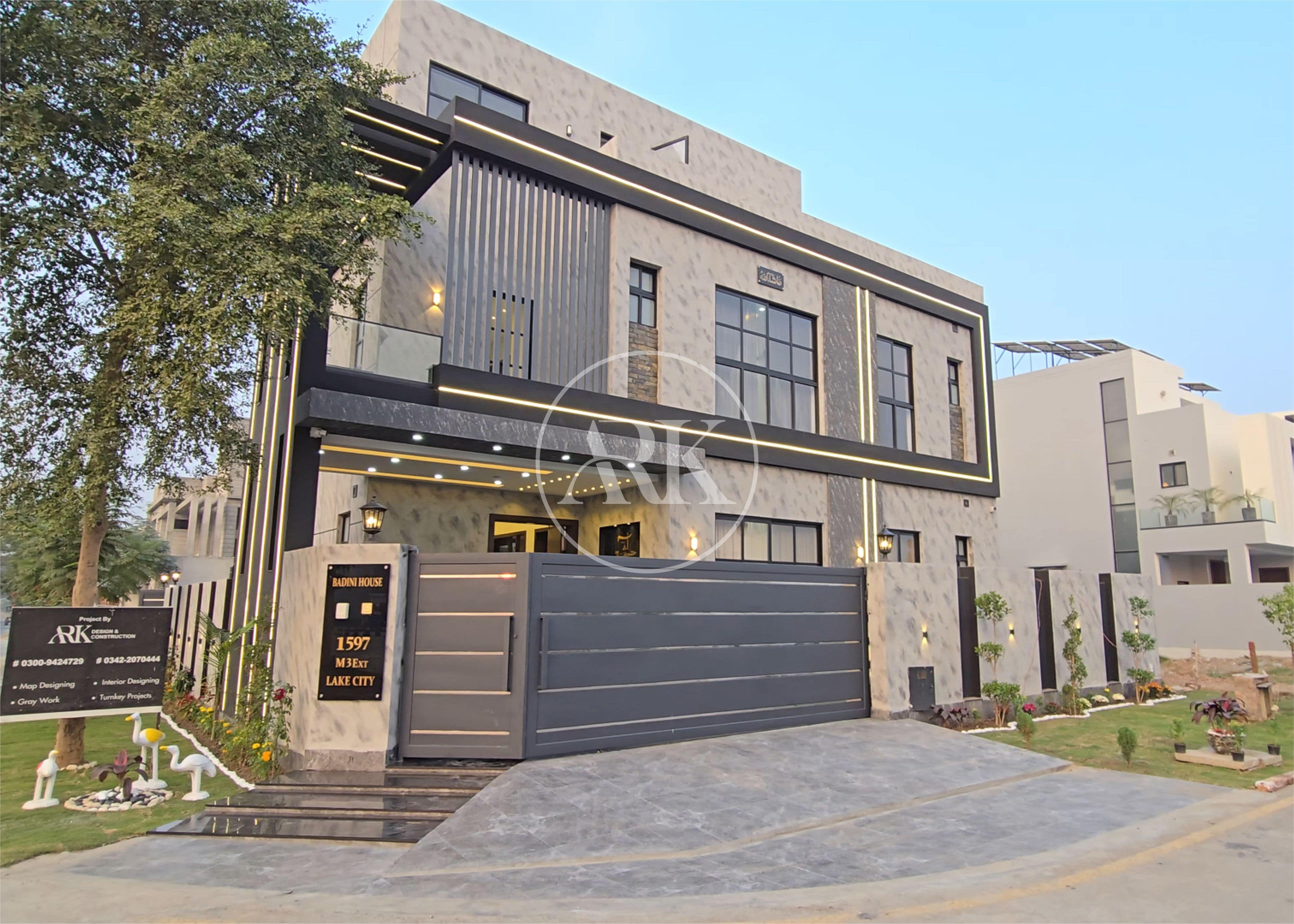 10 Marla Modern A Line House In Lake City Lahore | Residential Project